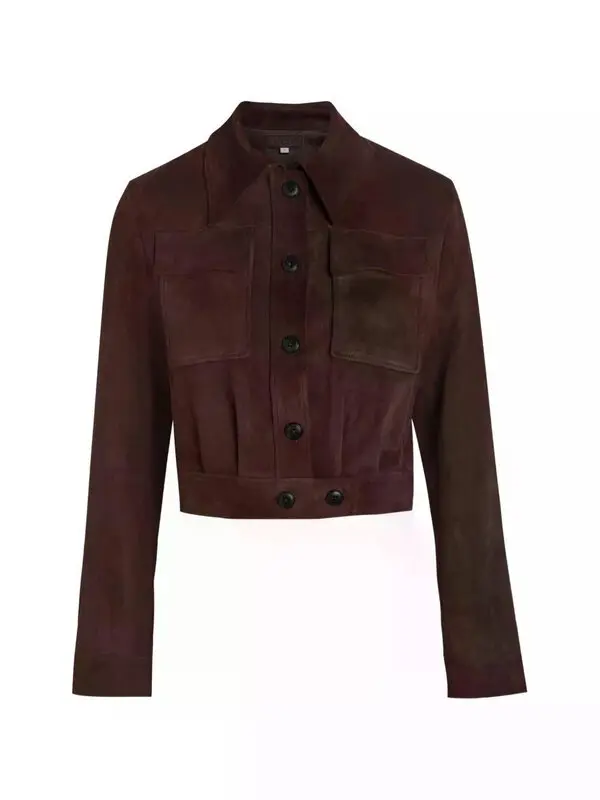 Stouls Leoncino Suede Jacket - Brown