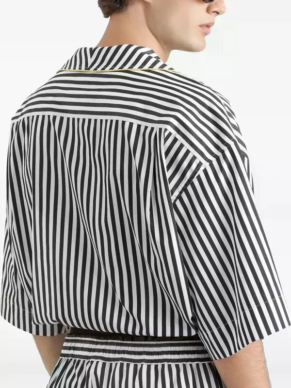 Dolce & Gabbana Striped Poplin Shirt - White
