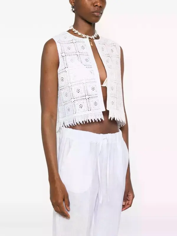 Marella Tenente Crochet Knitted Gilet