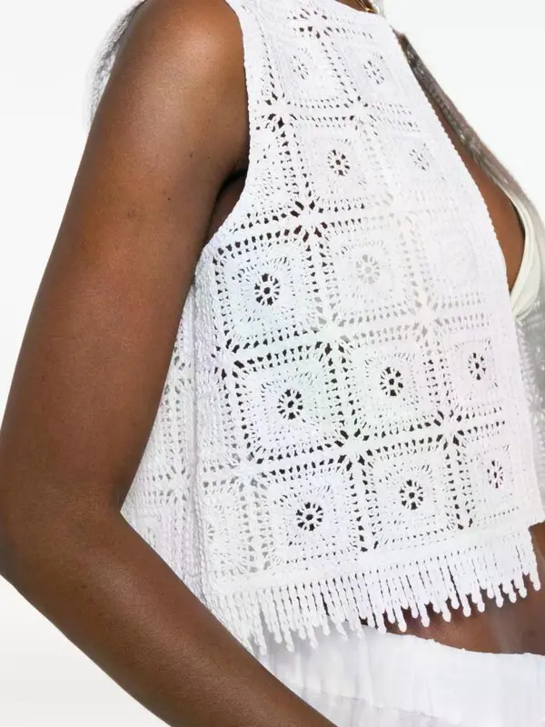 Marella Tenente Crochet Knitted Gilet