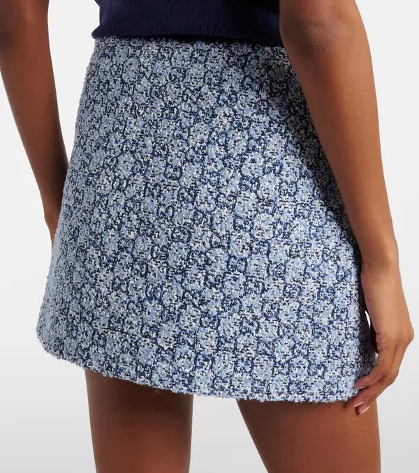 Gucci Gg Tweed Miniskirt