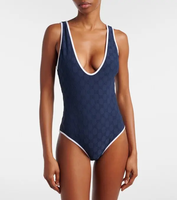 Gucci Gg Swimsuit - Blue
