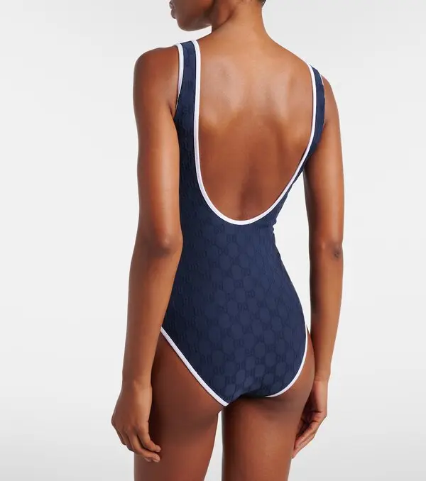 Gucci Gg Swimsuit - Blue