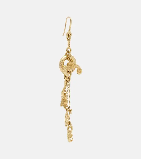 ALEMAIS Alémais Mismatched Sea Drop Earrings