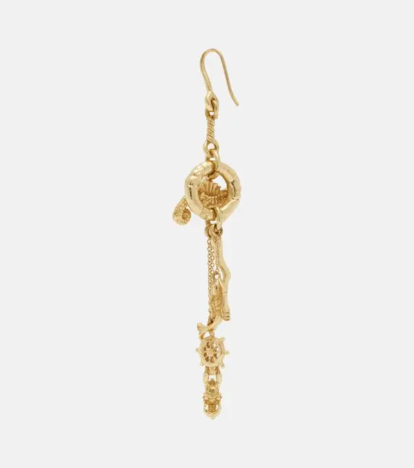 ALEMAIS Alémais Mismatched Sea Drop Earrings