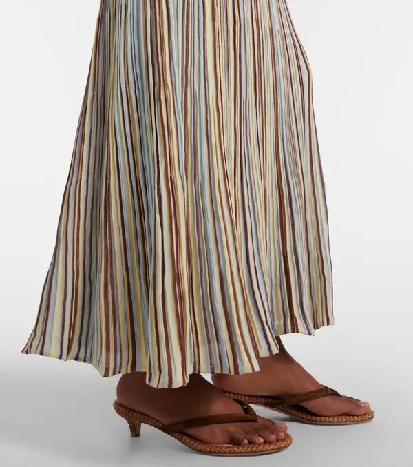 Faithfull The Brand Citara Striped Maxi Dress