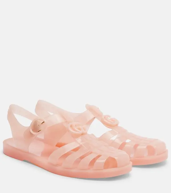 Gucci Double G Fisherman Sandals - Pink