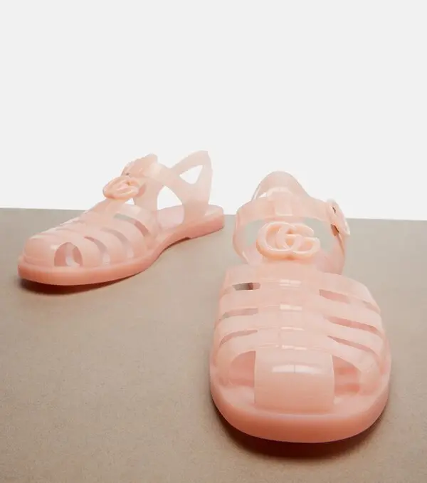 Gucci Double G Fisherman Sandals - Pink