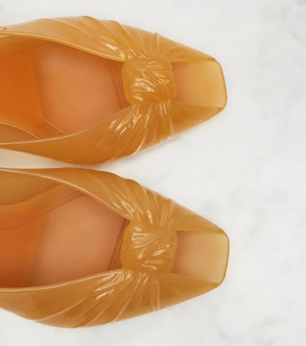 Chloé Jelly Mules - Brown