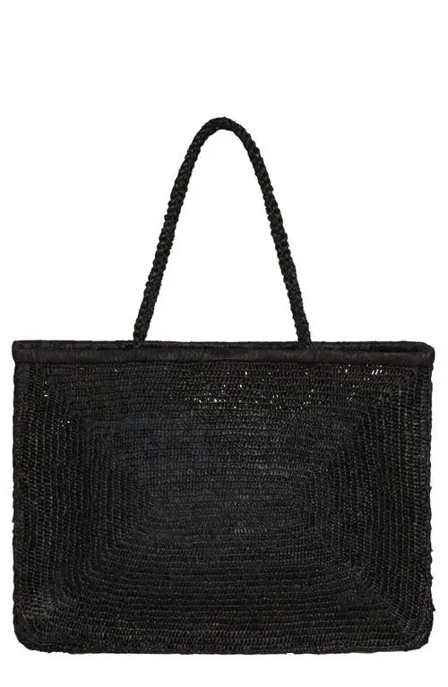 Vitamin A® Amani Raffia Tote - Black