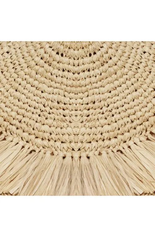 Vitamin A® Palma Raffia Clutch - Natural