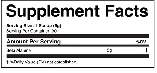 SWOLVERINE Beta-alanine