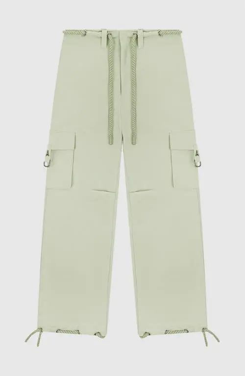 Manière De Voir Ripstop Parachute Cargo Pants - Sage