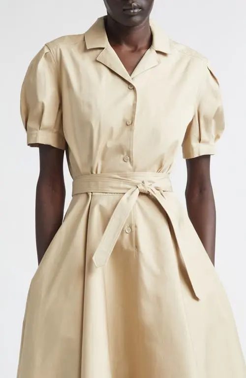 Alexander McQueen Belted Cotton Shirtdress