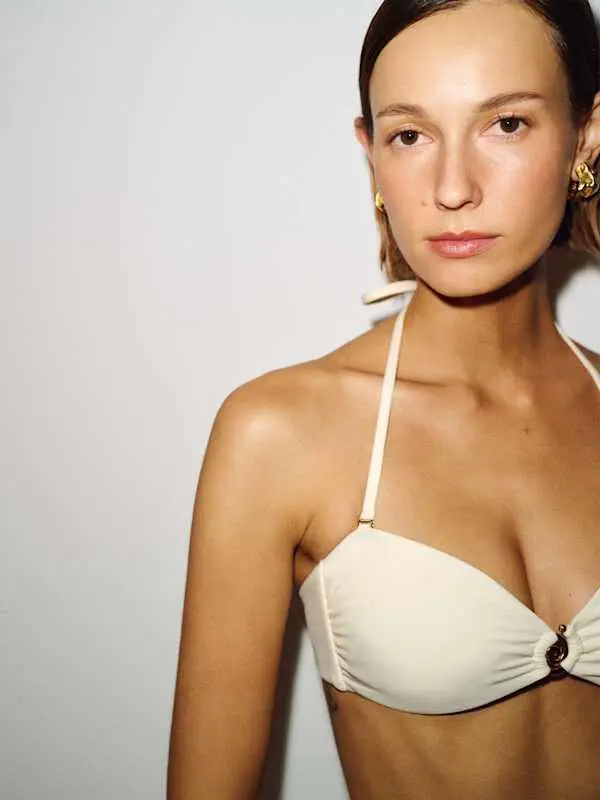 REFORMATION Lagoon Bikini Top