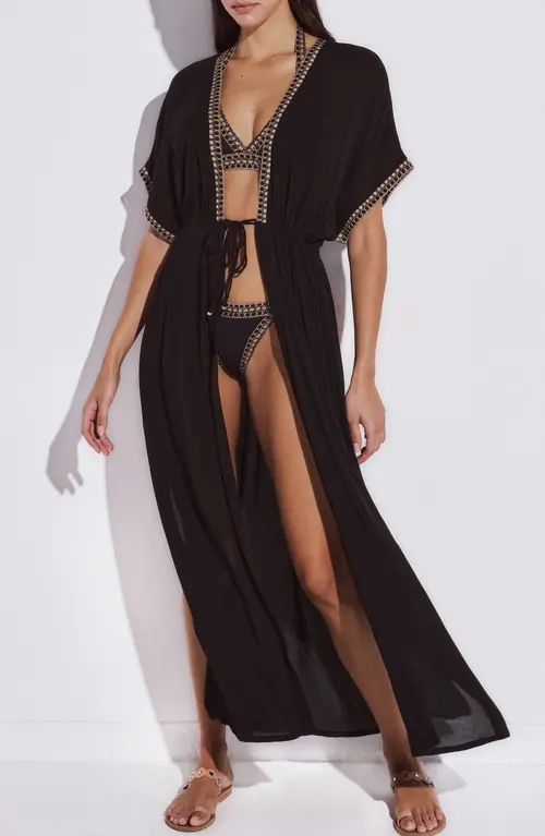 LIDA SWIMWEAR Athena Maxi Cover-up Dress - Black