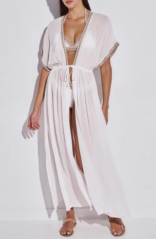 LIDA SWIMWEAR Athena Maxi Cover-up Dress - Ivory