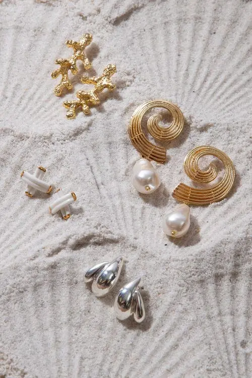 NOONDAY Double Dew Drop Earrings