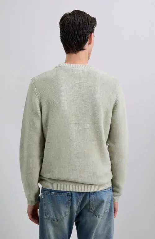 SCALPERS Structure Tricot Knit Sweater - Lightkhaki