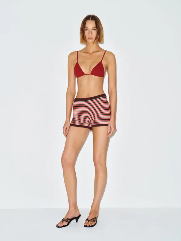 REFORMATION Kaia Bikini Top - Red