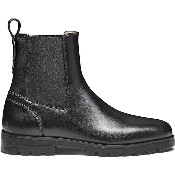 Santoni Leather Chelsea Boot