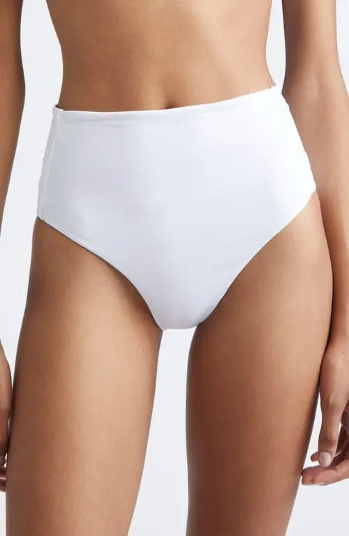 Max Mara Sabina High-waisted Bikini Bottom - White