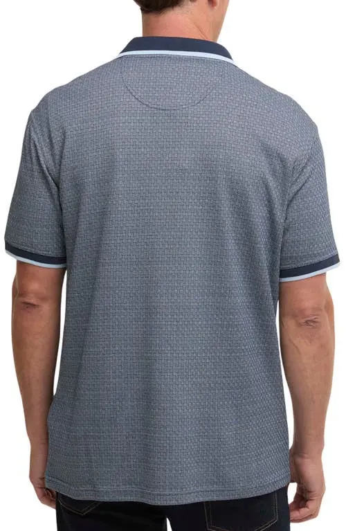 Barbour Texture Polo - Navy