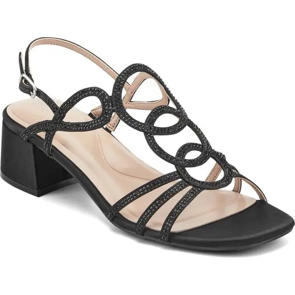 Easy Spirit Yana Studded Block Heel Sandal
