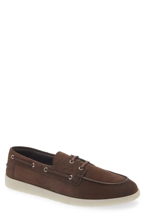 Prada Suede Boat Shoe - Moro