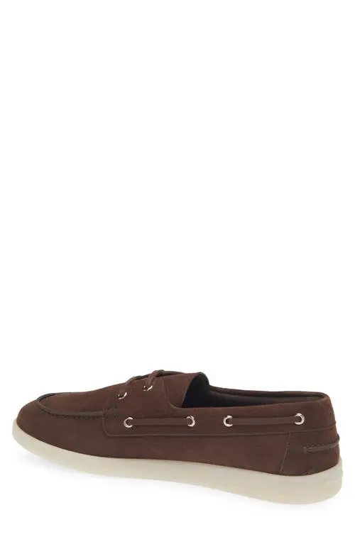 Prada Suede Boat Shoe - Moro