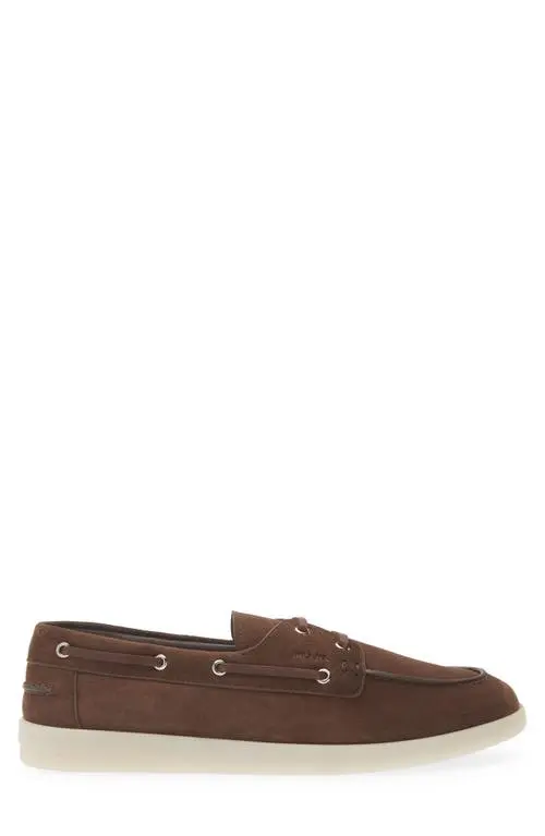 Prada Suede Boat Shoe - Moro