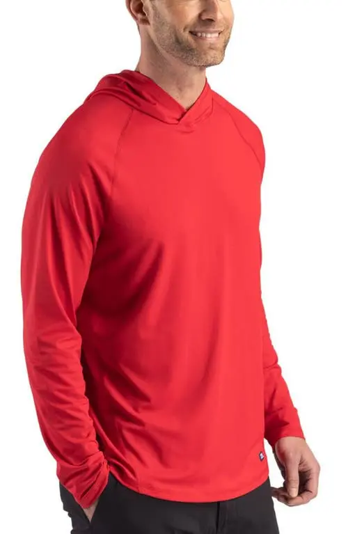 Cutter & Buck Prospect Epic Confidence Featherlight Performance Pullover Hoodie - Red