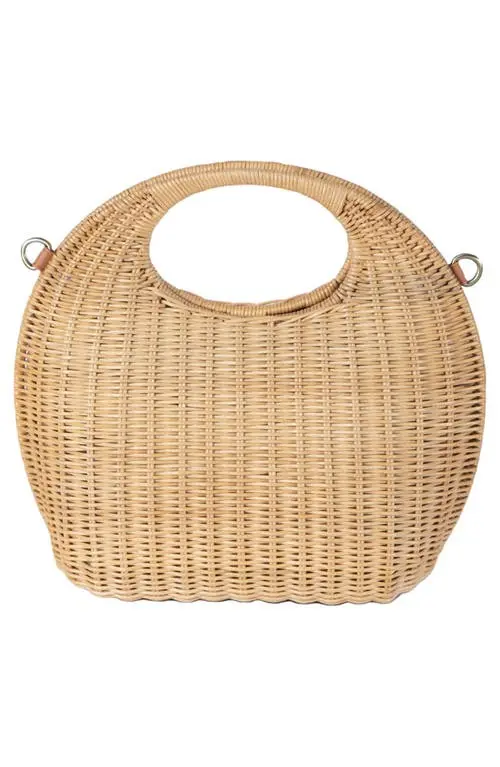 JELAVU Aida Rattan Handbag