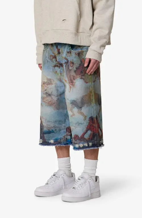 Mnml Ultra Baggy Denim Shorts - Multi
