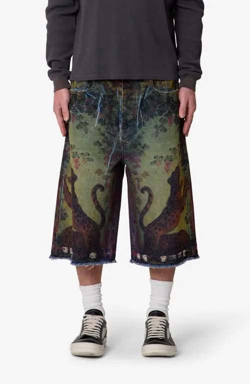 Mnml Baggy Denim Shorts - Multi
