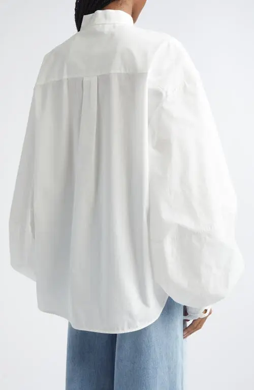 Zimmermann Kindred Spirit Luna Appliqué Button-up Shirt - Ivory