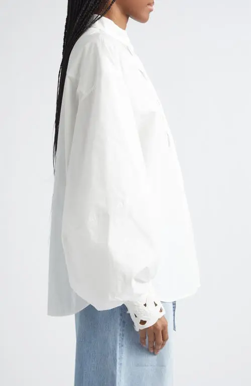Zimmermann Kindred Spirit Luna Appliqué Button-up Shirt - Ivory