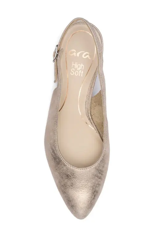 ARA Pixie Slingback Pumps - Shell