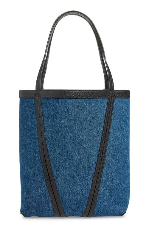Chloé Denim Spin Tote - Ashes Blue