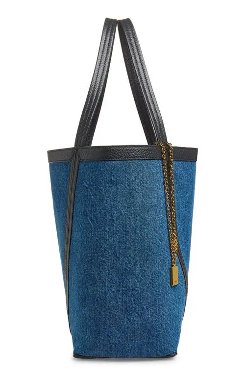Chloé Denim Spin Tote - Ashes Blue