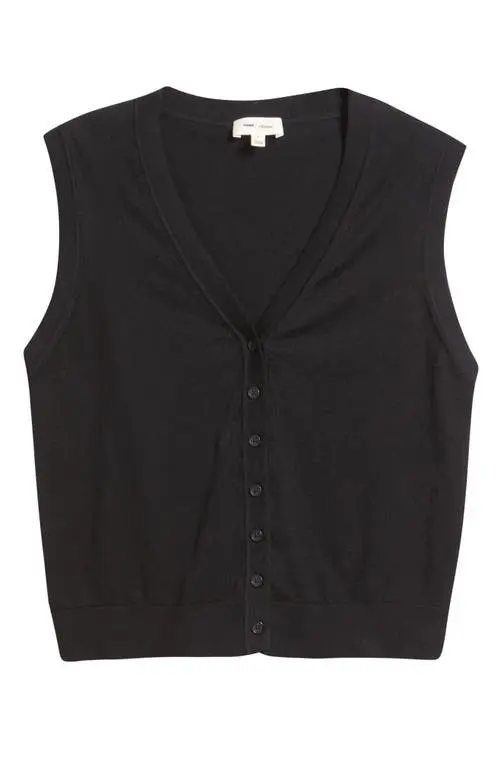 MAVI Cotton Tricot Sweater Vest - Black