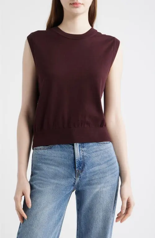 MAVI Cotton Sweater Vest - Fudge