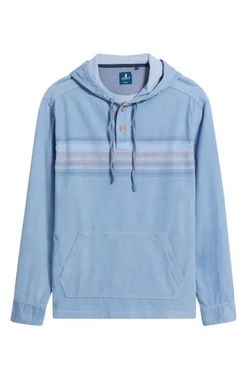 Johnnie-o Corduroy Henley Hoodie