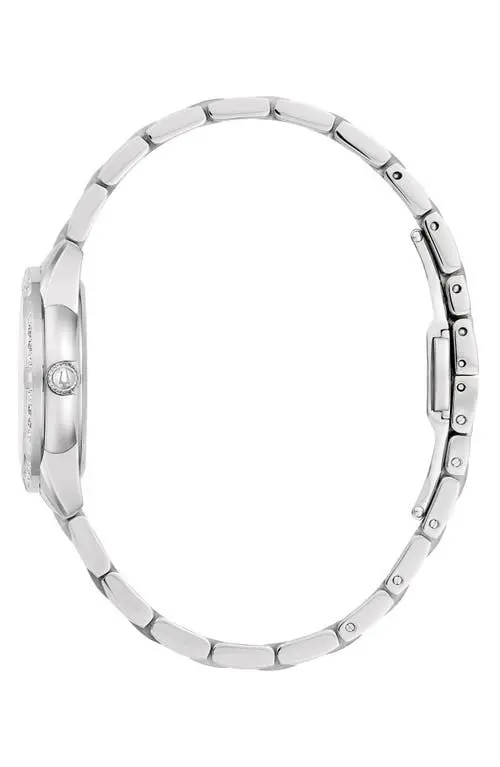 Bulova Sutton Mother-of-pearl & Diamond Bracelet Watch - Silverone