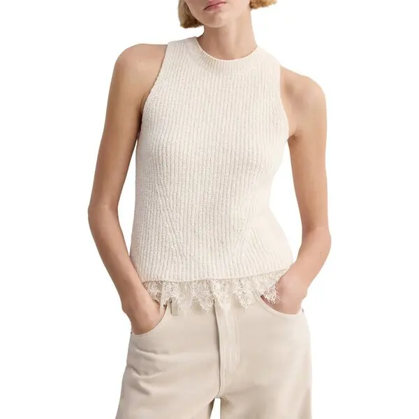 Mango Bruma Crop Sweater Tank