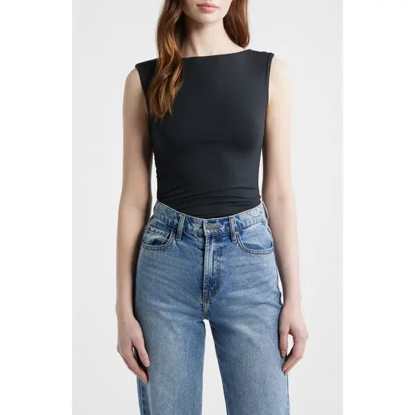 Rag & Bone Luca Reversible Tank - Black