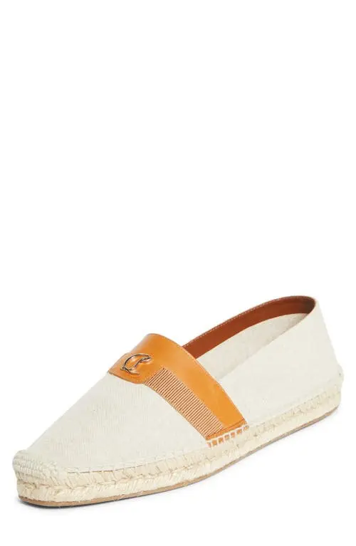 CHRISTIAN LOUBOUTIN Alfarica Toile Linen Espadrille - Version Natural