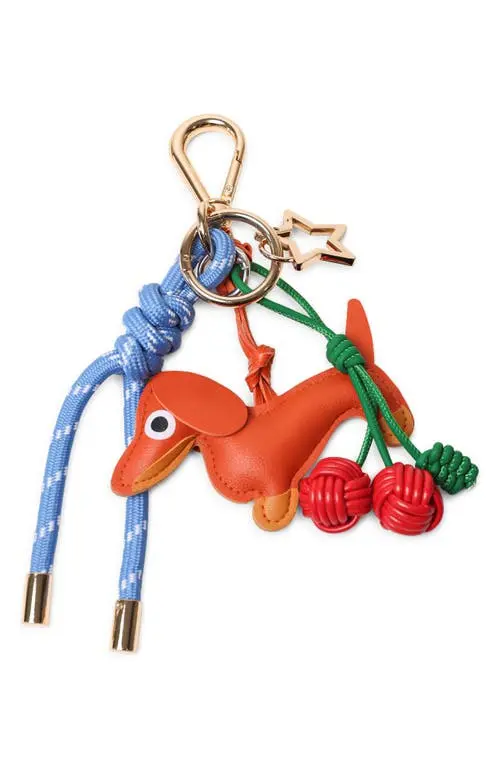 POP UPS BRAND Key Chain With Charms - Blue/orange Dog