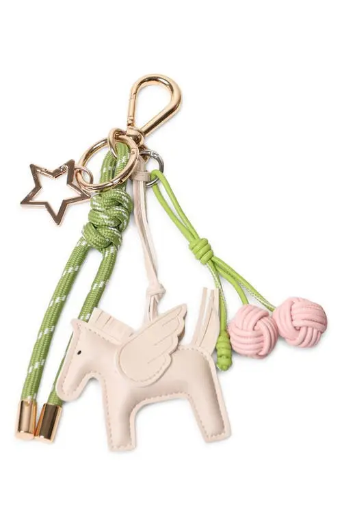 POP UPS BRAND Key Chain With Charms - Medium Green/pegasus