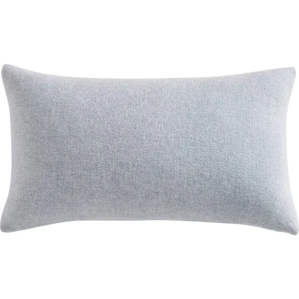 DKNY PURE Faux Cashmere Accent Pillow - Pearl Blue